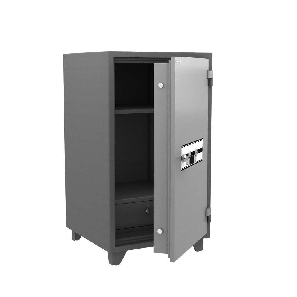 Fire Resistant Steel Safe with Dual Key Lock, 200Kg - Rigidindustries