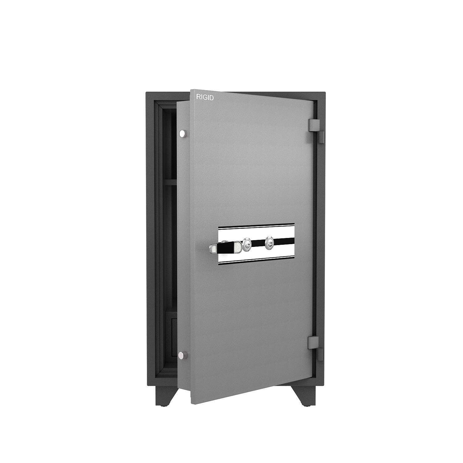 Fire Resistant Steel Safe with Dual Key Lock, 200Kg - Rigidindustries