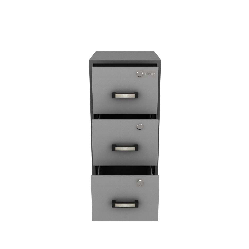 Fire Resistant Steel Safe Three Drawers & Combination Lock ...