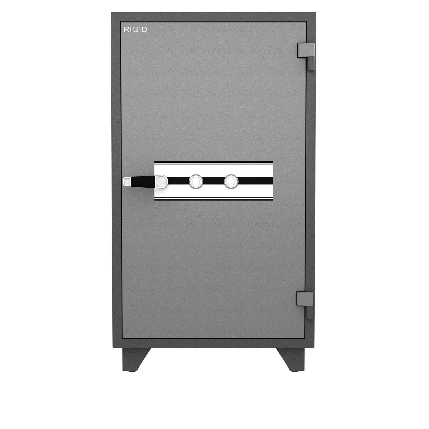 Fire Resistant Steel Safe with Dual Key Lock, 200Kg - Rigidindustries