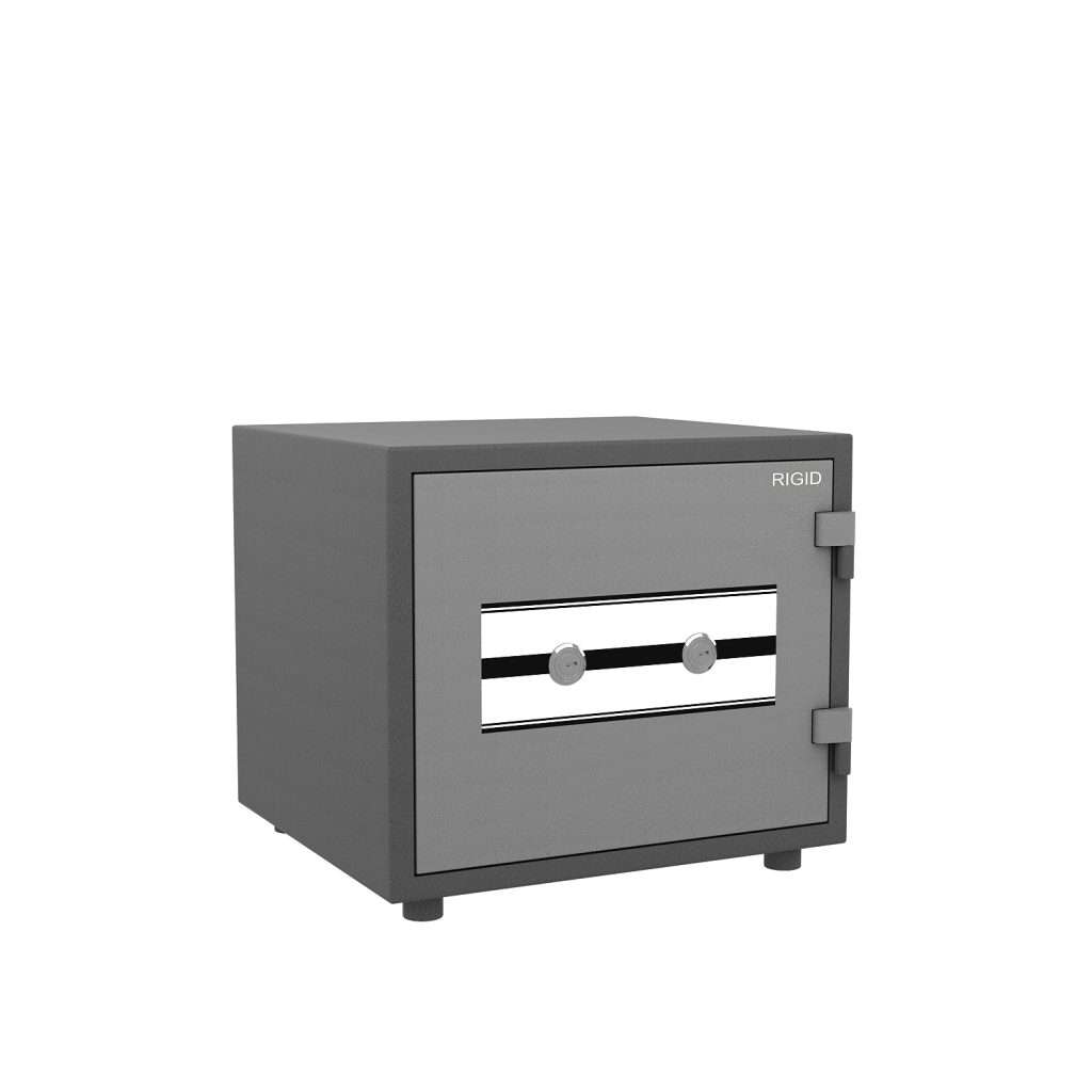 Fire Resistant Steel Safe with Dual Key Lock, 40Kg - Rigidindustries