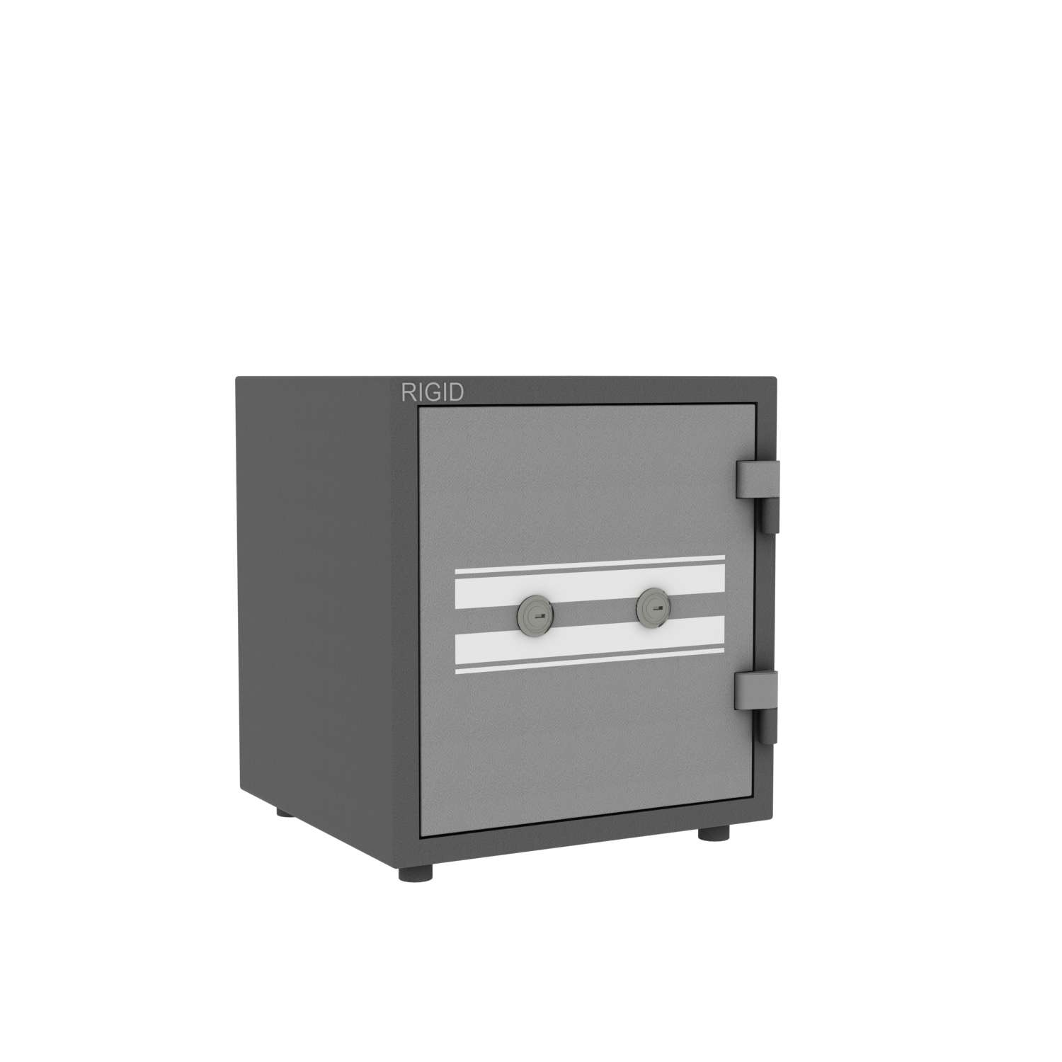 Fire Resistant Steel Safe with Dual Key Lock, 70Kg - Rigidindustries