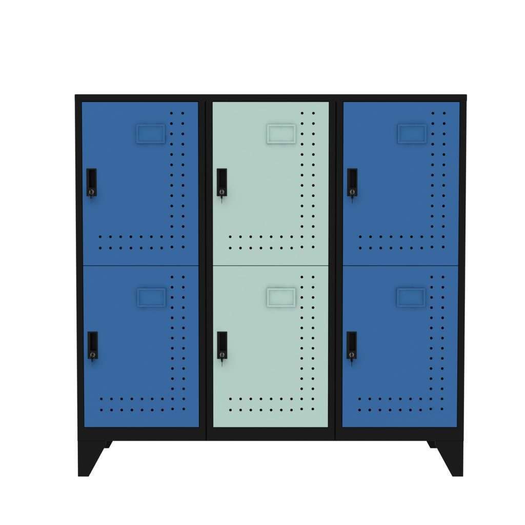 Steel 6 Door Storage Locker - Rigidindustries