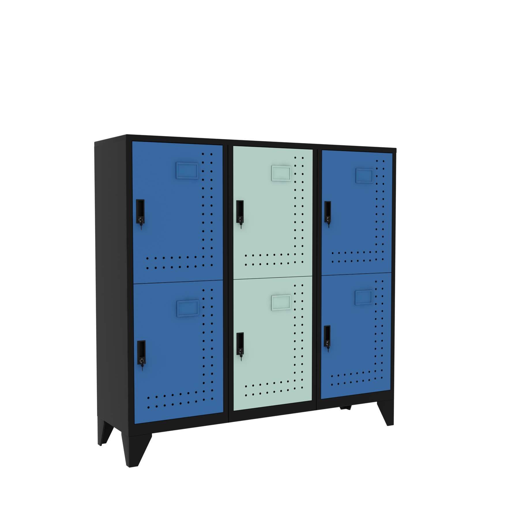 Steel 6 Door Storage Locker - Rigidindustries