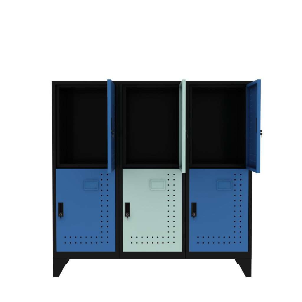 Steel 6 Door Storage Locker - Rigidindustries