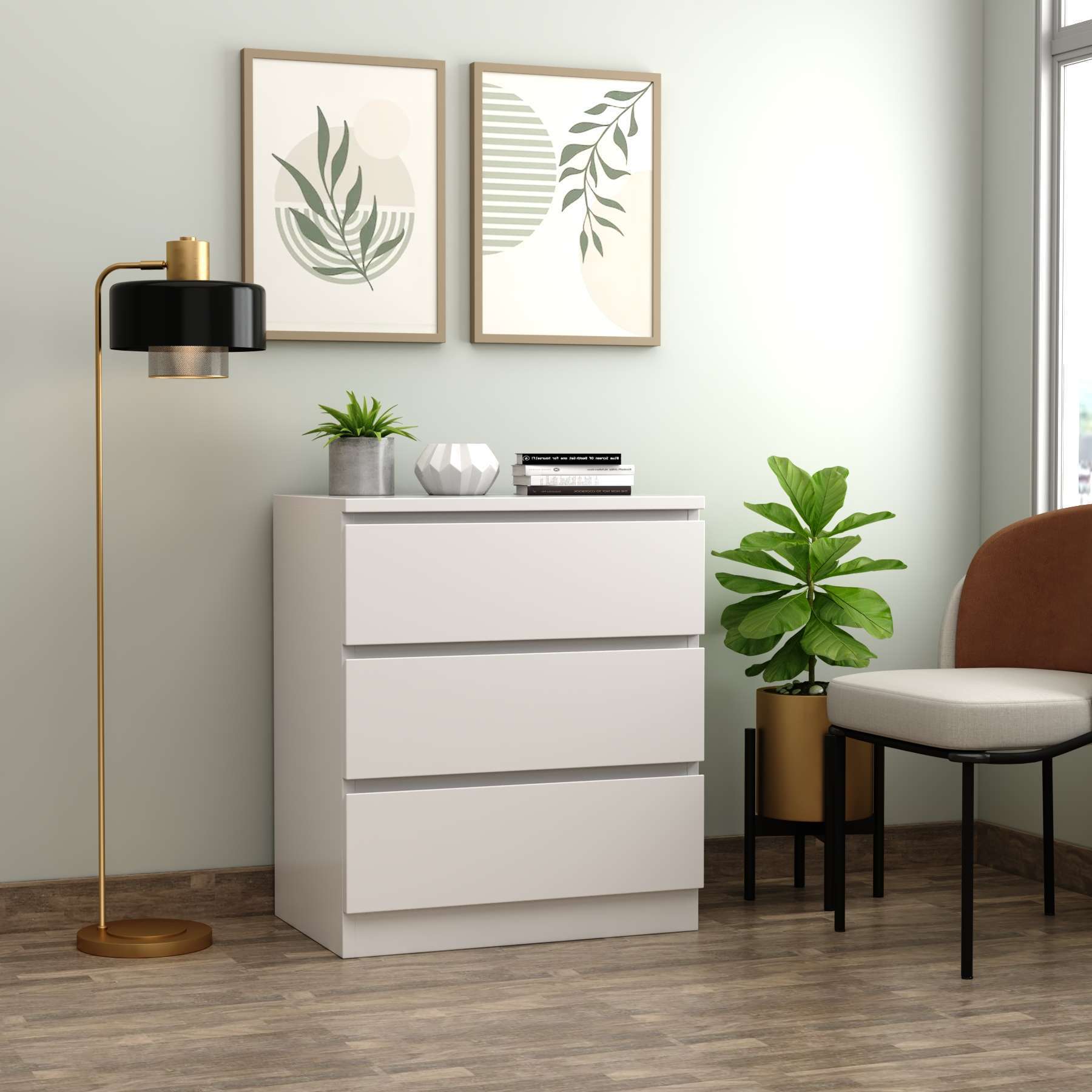 Wooden 3 Chest Of Drawers - Rigidindustries
