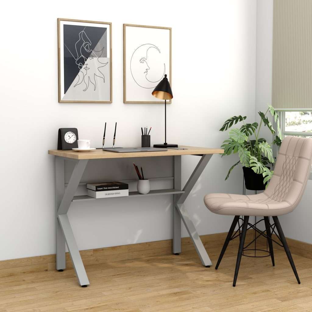 Workstation Desk with Storage Shelf - Rigidindustries