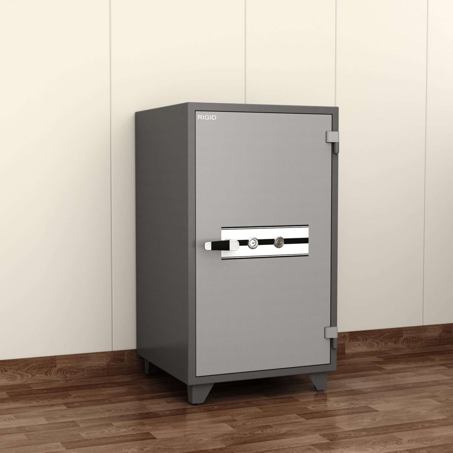 Fire Resistant Steel Safe with Dual Key Lock, 200Kg - Rigidindustries